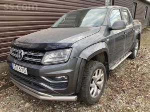 Pelēks Volkswagen Amarok 2016 Rīga, ar dzinēja tilpumu 3.00 L un nobraukumu 280 tūkst. km par 9500 €, foto  vietnē AUTOMOTO.COM.LV