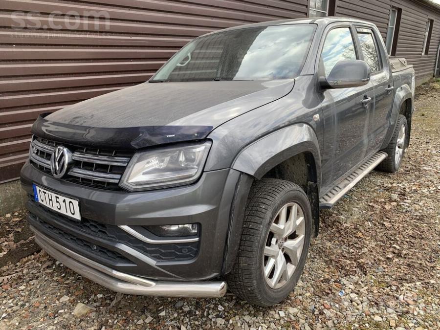 Pelēks Volkswagen Amarok 2016 Rīga, ar dzinēja tilpumu 3.00 L un nobraukumu 280 tūkst. km par 9500 €, foto 1 vietnē AUTOMOTO.COM.LV