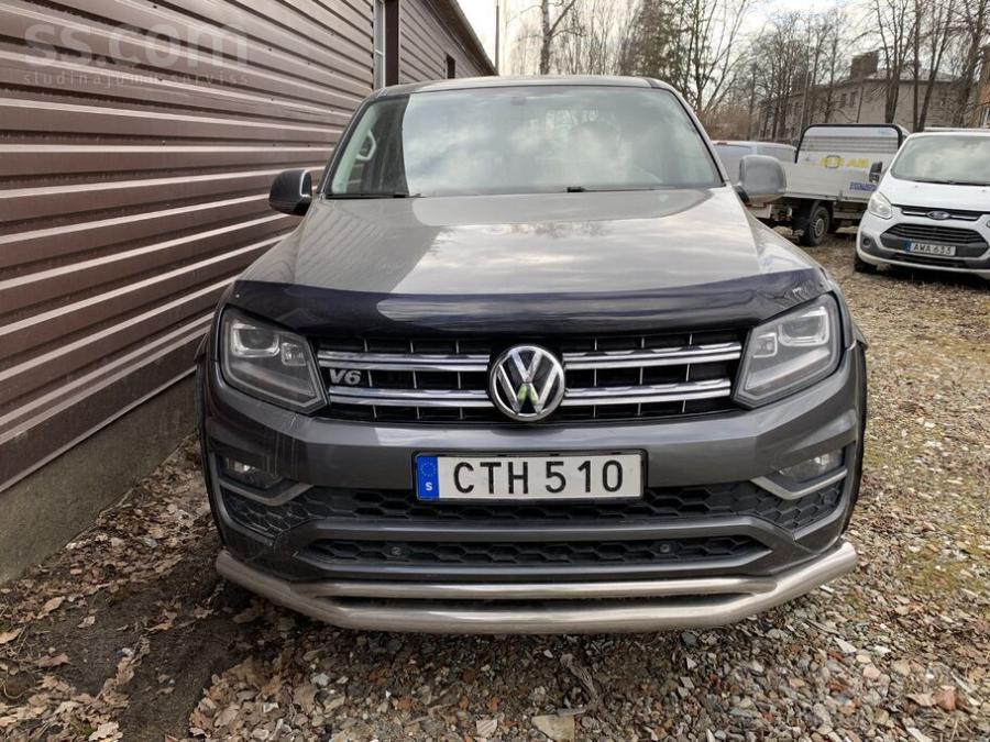 Pelēks Volkswagen Amarok 2016 Rīga, ar dzinēja tilpumu 3.00 L un nobraukumu 280 tūkst. km par 9500 €, foto 2 vietnē AUTOMOTO.COM.LV