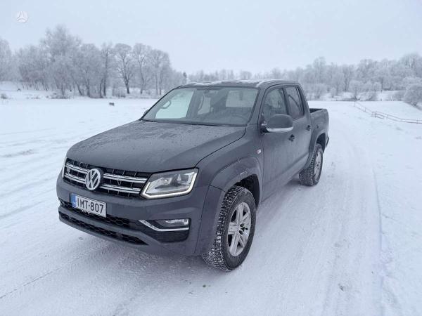 Grey Volkswagen Amarok 2017 in Kelme, with an engine capacity of 2.97 L and mileage of 390 thousand km for 11500 €, photo 2 on AUTOMOTO.COM.LV