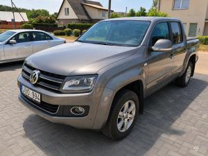 Pelēks Volkswagen Amarok 2017 Alīta, ar dzinēja tilpumu 1.97 L un nobraukumu 360 tūkst. km par 12500 €, foto  vietnē AUTOMOTO.COM.LV