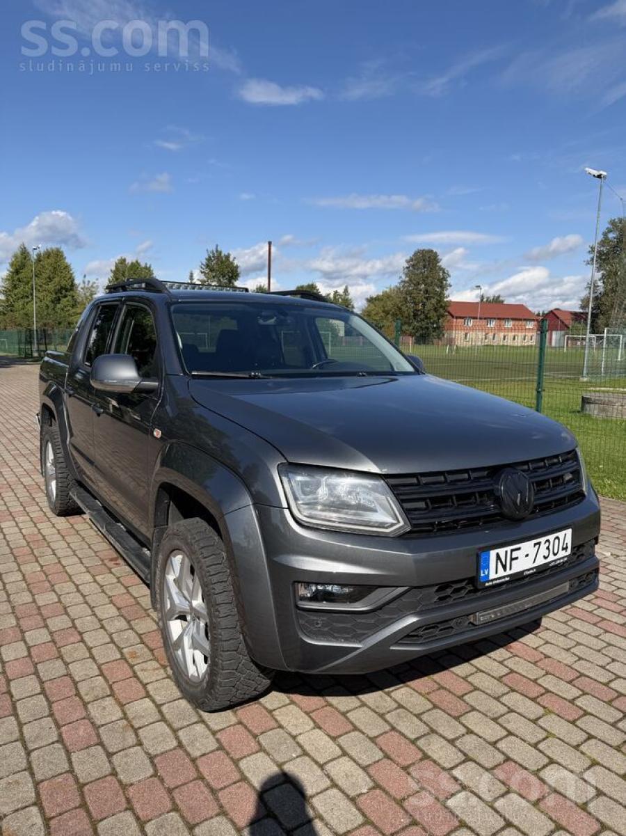 Pelēks Volkswagen Amarok 2017 Aizkraukle, ar dzinēja tilpumu 3.00 L un nobraukumu 480 tūkst. km par 15500 €, foto 3 vietnē AUTOMOTO.COM.LV