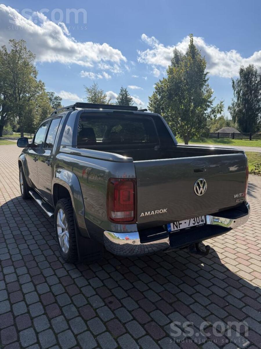Pelēks Volkswagen Amarok 2017 Aizkraukle, ar dzinēja tilpumu 3.00 L un nobraukumu 480 tūkst. km par 15500 €, foto 5 vietnē AUTOMOTO.COM.LV