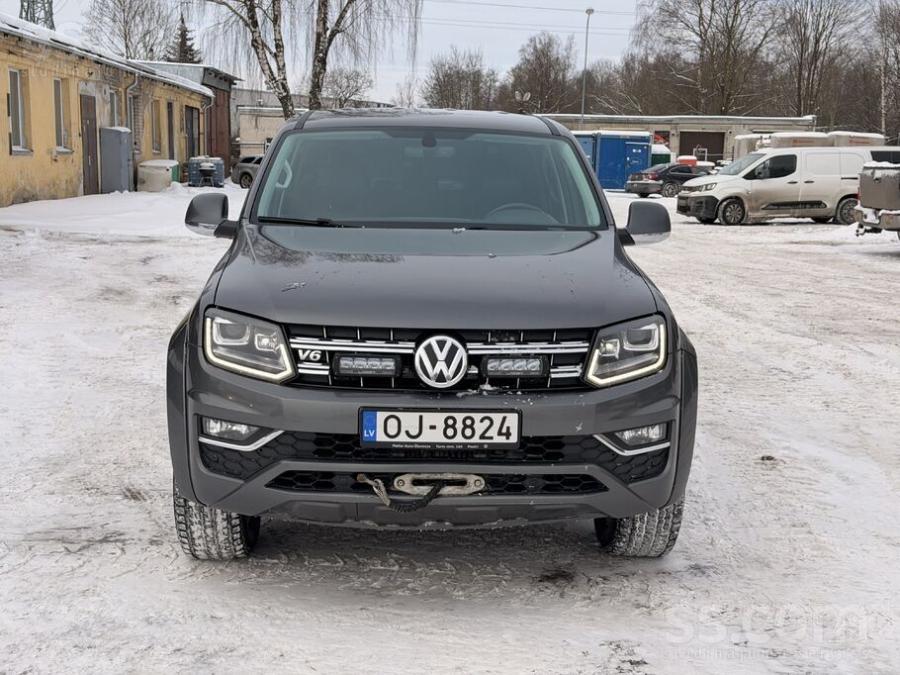 Pelēks Volkswagen Amarok 2018 Rīga, ar dzinēja tilpumu 3.00 L un nobraukumu 241 tūkst. km par 21900 €, foto 1 vietnē AUTOMOTO.COM.LV