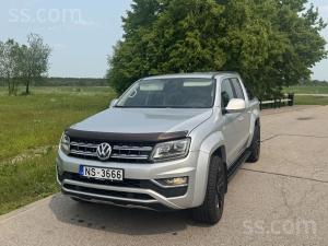 Grey Volkswagen Amarok 2018 in Liepaja, with an engine capacity of 3.00 L and mileage of 460 thousand km for 14000 €, photo  on AUTOMOTO.COM.LV