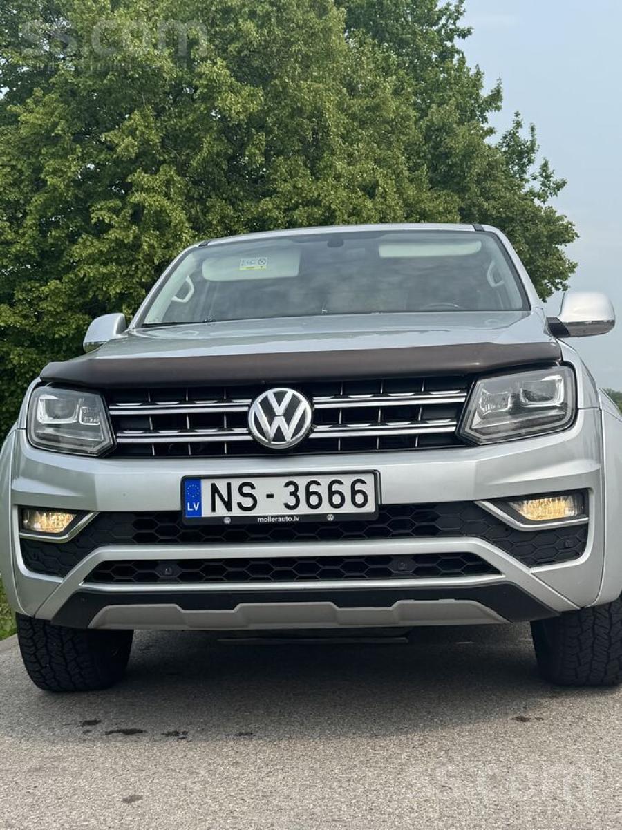 Grey Volkswagen Amarok 2018 in Liepaja, with an engine capacity of 3.00 L and mileage of 460 thousand km for 14000 €, photo 6 on AUTOMOTO.COM.LV
