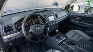 Grey Volkswagen Amarok 2018 in Riga, with an engine capacity of 3.00 L and mileage of 294 thousand km for 17190 €, photo 10 on AUTOMOTO.COM.LV