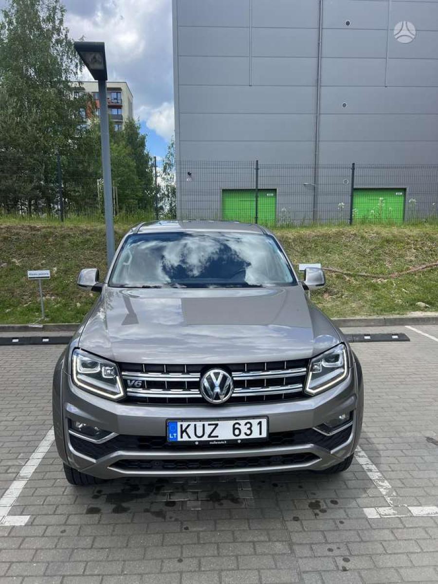 Pelēks Volkswagen Amarok 2019 Viļņa, ar dzinēja tilpumu 2.97 L un nobraukumu 257 tūkst. km par 20000 €, foto 3 vietnē AUTOMOTO.COM.LV