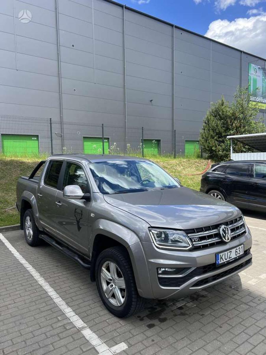 Pelēks Volkswagen Amarok 2019 Viļņa, ar dzinēja tilpumu 2.97 L un nobraukumu 257 tūkst. km par 20000 €, foto 4 vietnē AUTOMOTO.COM.LV