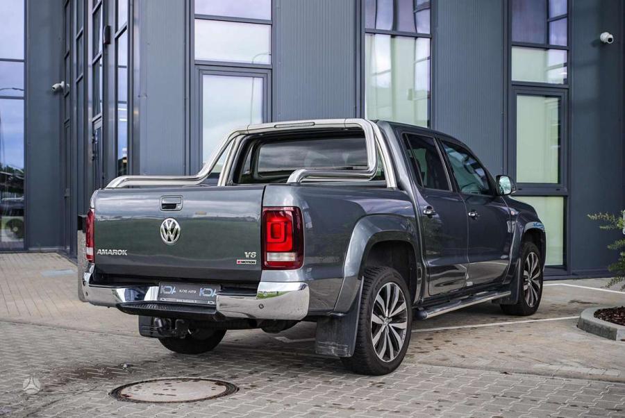 Pelēks Volkswagen Amarok 2019 Kauņa, ar dzinēja tilpumu 2.97 L un nobraukumu 191 tūkst. km par 23450 €, foto 9 vietnē AUTOMOTO.COM.LV