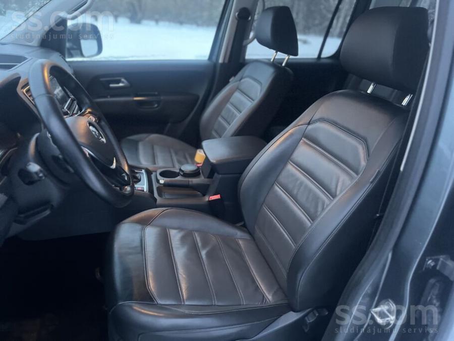 Grey Volkswagen Amarok 2020 in Limbazi, with an engine capacity of 3.00 L and mileage of 258 thousand km for 23500 €, photo 12 on AUTOMOTO.COM.LV