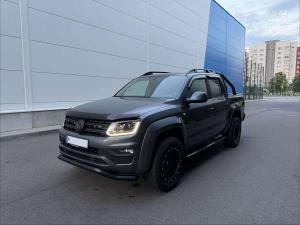 Pelēks Volkswagen Amarok 2020 Klaipėda, ar dzinēja tilpumu 2.97 L un nobraukumu 142 tūkst. km par 28500 €, foto 3 vietnē AUTOMOTO.COM.LV