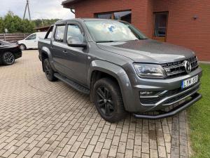 Grey Volkswagen Amarok 2020 in Alytus, with an engine capacity of 2.97 L and mileage of 180 thousand km for 27225 €, photo 3 on AUTOMOTO.COM.LV