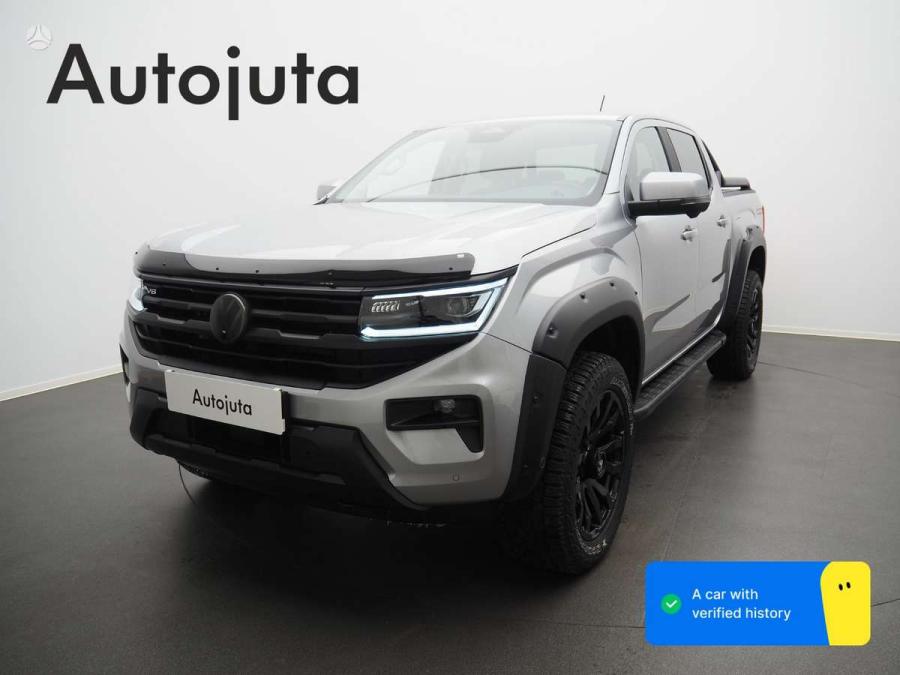 Pelēks Volkswagen Amarok 2024 Viļņa, ar dzinēja tilpumu 2.99 L un nobraukumu 27 tūkst. km par 49500 €, foto 1 vietnē AUTOMOTO.COM.LV