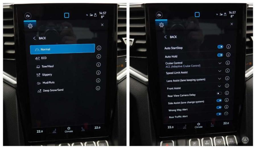 Pelēks Volkswagen Amarok 2024 Viļņa, ar dzinēja tilpumu 2.99 L un nobraukumu 27 tūkst. km par 49500 €, foto 19 vietnē AUTOMOTO.COM.LV