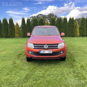 Oranžs Volkswagen Amarok 2014 Bauska, ar dzinēja tilpumu 2.00 L un nobraukumu 245 tūkst. km par 11500 €, foto 1 vietnē AUTOMOTO.COM.LV
