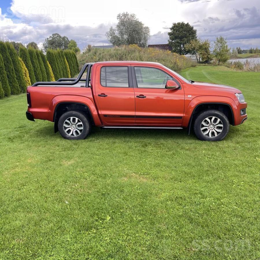 Orange Volkswagen Amarok 2014 in Bauska, with an engine capacity of 2.00 L and mileage of 245 thousand km for 11500 €, photo 5 on AUTOMOTO.COM.LV