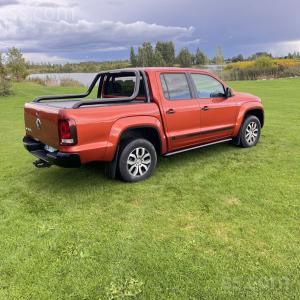 Orange Volkswagen Amarok 2014 in Bauska, with an engine capacity of 2.00 L and mileage of 245 thousand km for 11500 €, photo 6 on AUTOMOTO.COM.LV