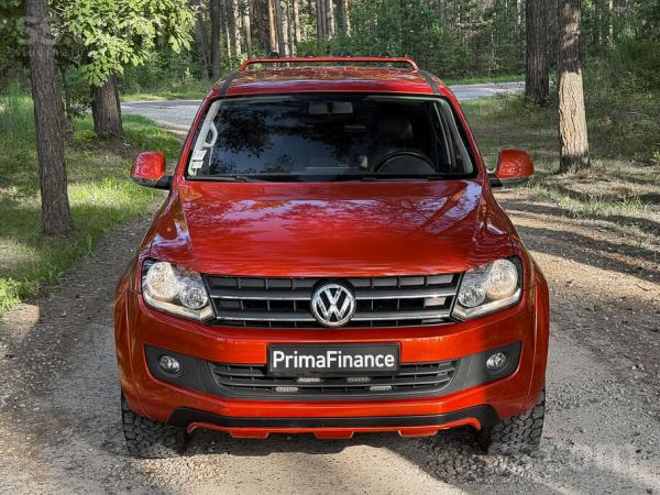 Orange Volkswagen Amarok 2015 in Riga, with an engine capacity of 2.00 L and mileage of 0 thousand km for 17490 €, photo 6 on AUTOMOTO.COM.LV