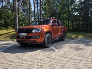 Orange Volkswagen Amarok 2014 in Riga, with an engine capacity of 2.00 L and mileage of 219 thousand km for 15500 €, photo  on AUTOMOTO.COM.LV