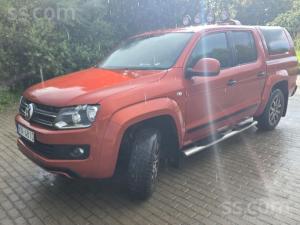 Orange Volkswagen Amarok 2014 in Jekabpils, with an engine capacity of 1.90 L and mileage of 327 thousand km for 13200 €, photo 3 on AUTOMOTO.COM.LV