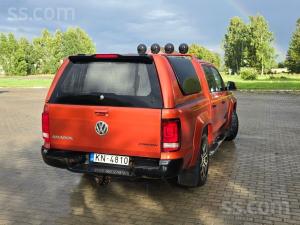 Orange Volkswagen Amarok 2014 in Jekabpils, with an engine capacity of 1.90 L and mileage of 327 thousand km for 13200 €, photo 4 on AUTOMOTO.COM.LV