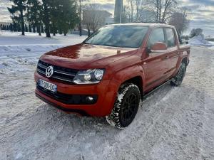 Orange Volkswagen Amarok 2015 in Taurage, with an engine capacity of 1.97 L and mileage of 230 thousand km for 14700 €, photo 2 on AUTOMOTO.COM.LV