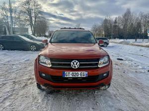 Orange Volkswagen Amarok 2015 in Taurage, with an engine capacity of 1.97 L and mileage of 230 thousand km for 14700 €, photo 3 on AUTOMOTO.COM.LV