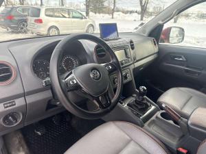 Orange Volkswagen Amarok 2015 in Taurage, with an engine capacity of 1.97 L and mileage of 230 thousand km for 14700 €, photo 14 on AUTOMOTO.COM.LV