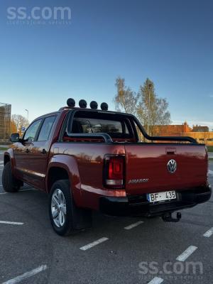 Orange Volkswagen Amarok 2016 in Cesis, with an engine capacity of 2.00 L and mileage of 263 thousand km for 17700 €, photo 5 on AUTOMOTO.COM.LV