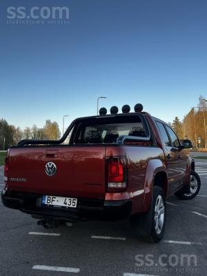 Orange Volkswagen Amarok 2016 in Cesis, with an engine capacity of 2.00 L and mileage of 263 thousand km for 17700 €, photo 6 on AUTOMOTO.COM.LV