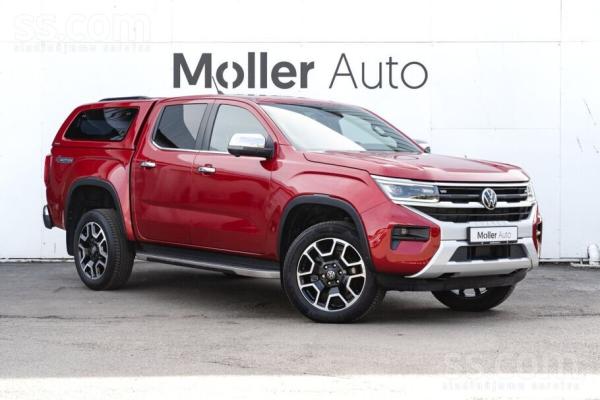Sarkans Volkswagen Amarok 2024 Rīga, ar dzinēja tilpumu 3.00 L un nobraukumu 26 tūkst. km par 47900 €, foto 2 vietnē AUTOMOTO.COM.LV