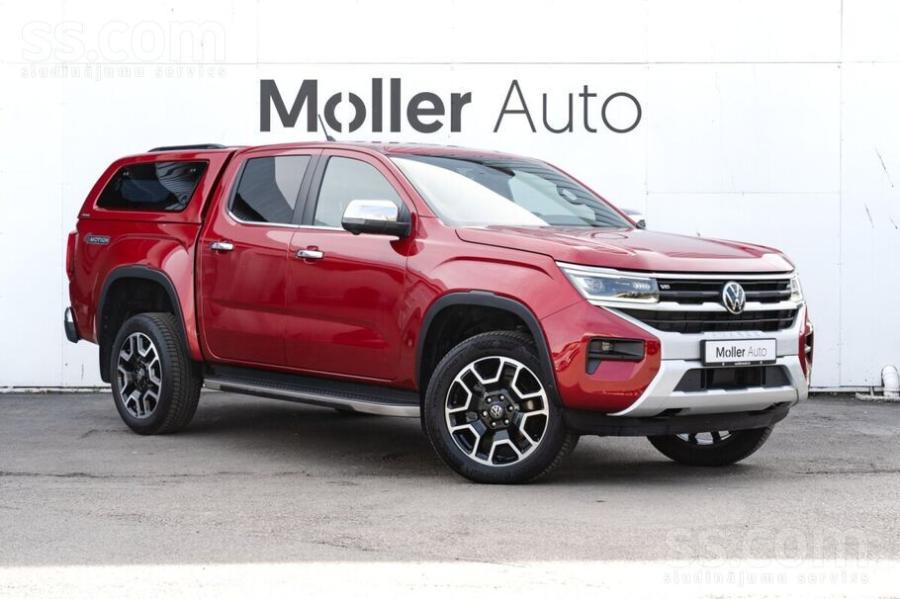 Sarkans Volkswagen Amarok 2024 Rīga, ar dzinēja tilpumu 3.00 L un nobraukumu 26 tūkst. km par 47900 €, foto 3 vietnē AUTOMOTO.COM.LV