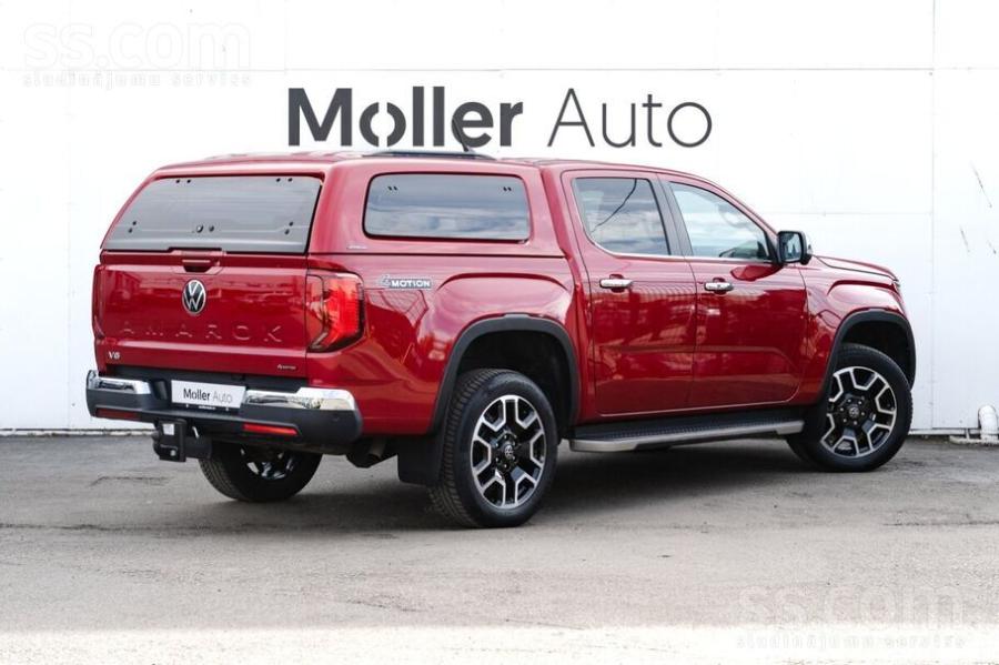 Sarkans Volkswagen Amarok 2024 Rīga, ar dzinēja tilpumu 3.00 L un nobraukumu 26 tūkst. km par 47900 €, foto 5 vietnē AUTOMOTO.COM.LV