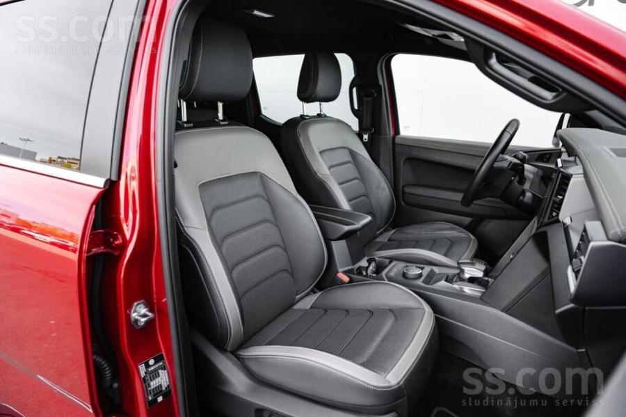 Sarkans Volkswagen Amarok 2024 Rīga, ar dzinēja tilpumu 3.00 L un nobraukumu 26 tūkst. km par 47900 €, foto 7 vietnē AUTOMOTO.COM.LV