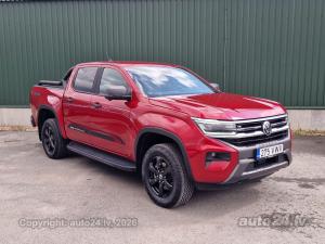 Sarkans Volkswagen Amarok 2024 Tallina, ar dzinēja tilpumu 3.00 L un nobraukumu 97 tūkst. km par 49900 €, foto  vietnē AUTOMOTO.COM.LV