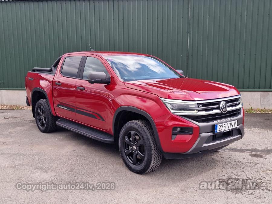 Sarkans Volkswagen Amarok 2024 Tallina, ar dzinēja tilpumu 3.00 L un nobraukumu 97 tūkst. km par 49900 €, foto 1 vietnē AUTOMOTO.COM.LV