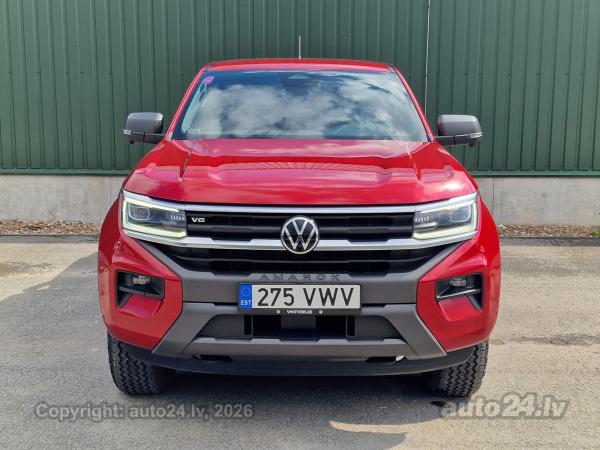 Red Volkswagen Amarok 2024 in Tallinn, with an engine capacity of 3.00 L and mileage of 97 thousand km for 49900 €, photo 2 on AUTOMOTO.COM.LV