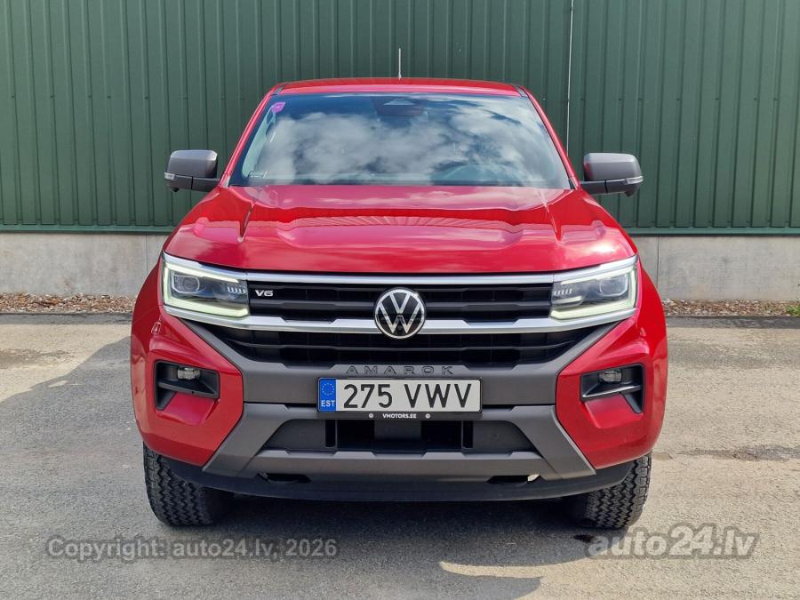 Sarkans Volkswagen Amarok 2024 Tallina, ar dzinēja tilpumu 3.00 L un nobraukumu 97 tūkst. km par 49900 €, foto 3 vietnē AUTOMOTO.COM.LV
