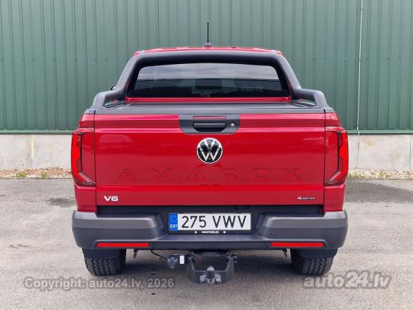 Red Volkswagen Amarok 2024 in Tallinn, with an engine capacity of 3.00 L and mileage of 97 thousand km for 49900 €, photo 3 on AUTOMOTO.COM.LV