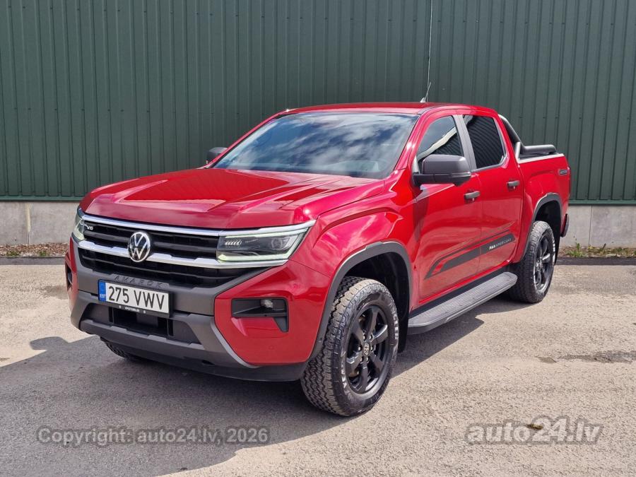 Sarkans Volkswagen Amarok 2024 Tallina, ar dzinēja tilpumu 3.00 L un nobraukumu 97 tūkst. km par 49900 €, foto 5 vietnē AUTOMOTO.COM.LV
