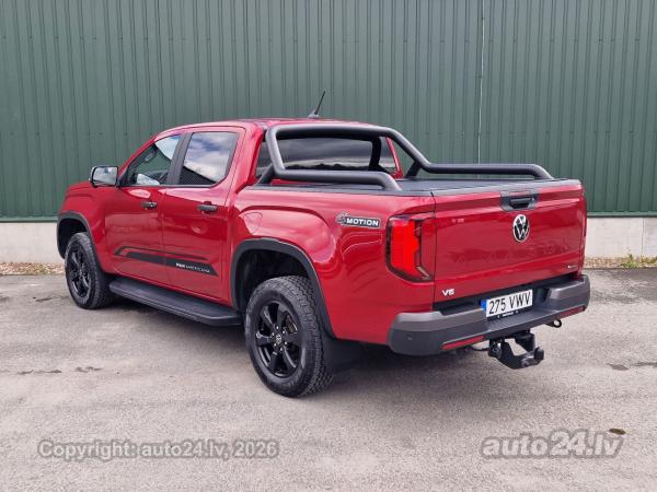 Red Volkswagen Amarok 2024 in Tallinn, with an engine capacity of 3.00 L and mileage of 97 thousand km for 49900 €, photo 5 on AUTOMOTO.COM.LV