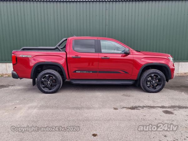 Red Volkswagen Amarok 2024 in Tallinn, with an engine capacity of 3.00 L and mileage of 97 thousand km for 49900 €, photo 6 on AUTOMOTO.COM.LV