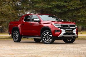 Sarkans Volkswagen Amarok 2024 Jelgava, ar dzinēja tilpumu 3.00 L un nobraukumu 26 tūkst. km par 51000 €, foto  vietnē AUTOMOTO.COM.LV