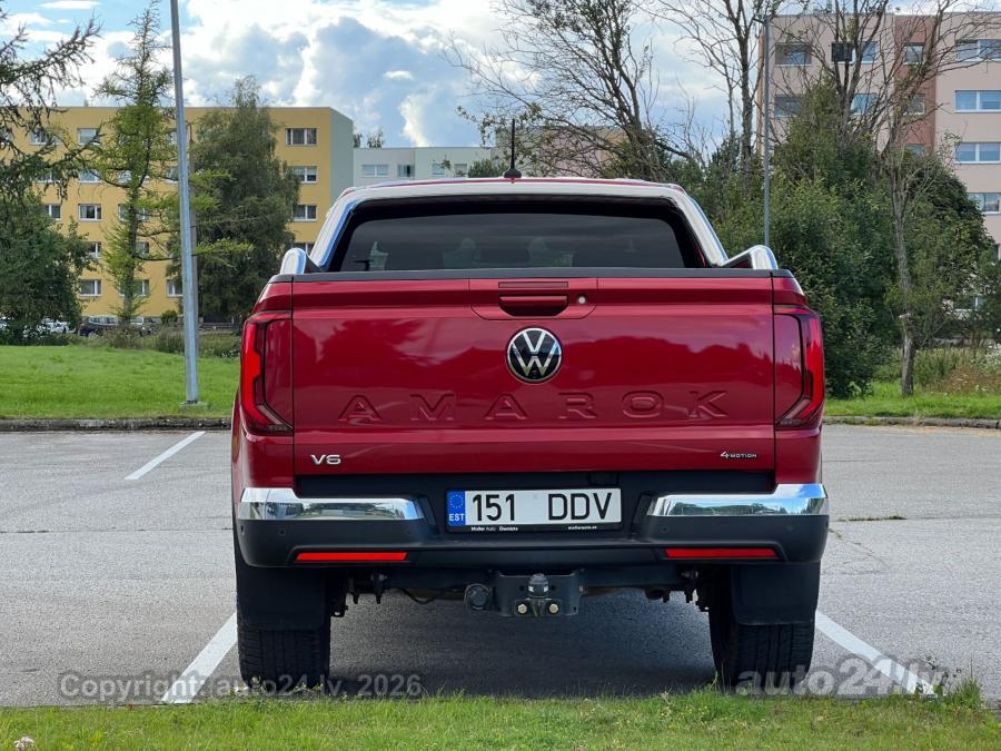 Red Volkswagen Amarok 2025 in Tallinn, with an engine capacity of 3.00 L and mileage of 98 thousand km for 52000 €, photo 3 on AUTOMOTO.COM.LV