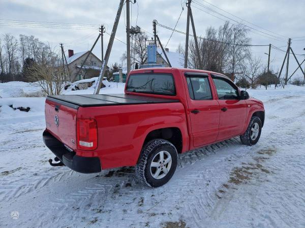 Sarkans Volkswagen Amarok 2014 Šilutė, ar dzinēja tilpumu 1.97 L un nobraukumu 165 tūkst. km par 11000 €, foto 4 vietnē AUTOMOTO.COM.LV