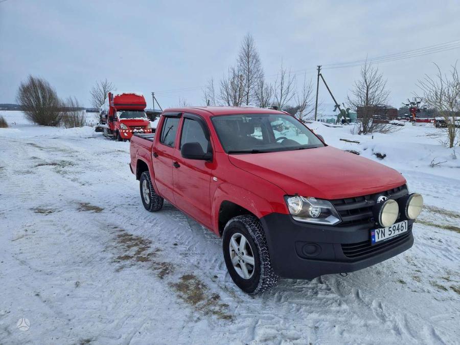 Sarkans Volkswagen Amarok 2014 Šilutė, ar dzinēja tilpumu 1.97 L un nobraukumu 165 tūkst. km par 11000 €, foto 5 vietnē AUTOMOTO.COM.LV
