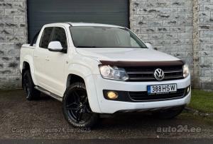 White Volkswagen Amarok 2014 in Tallinn, with an engine capacity of 2.00 L and mileage of 274 thousand km for 12990 €, photo 2 on AUTOMOTO.COM.LV