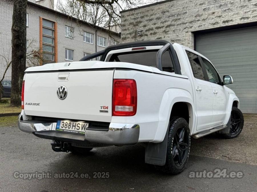 White Volkswagen Amarok 2014 in Tallinn, with an engine capacity of 2.00 L and mileage of 274 thousand km for 12990 €, photo 17 on AUTOMOTO.COM.LV