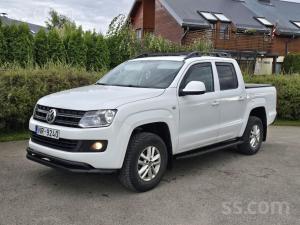White Volkswagen Amarok 2015 in Riga, with an engine capacity of 2.00 L and mileage of 190 thousand km for 14500 €, photo  on AUTOMOTO.COM.LV